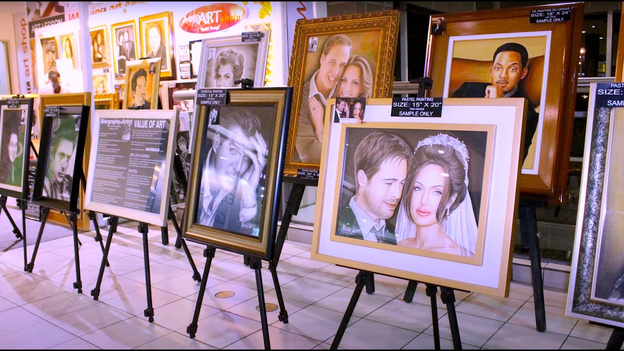 Portrait Painting Collections | Art Gallery - YouTube