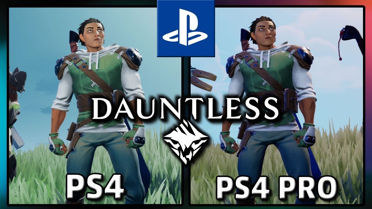Dauntless | PS4 VS PS4 PRO | Frame Rate TEST - YouTube