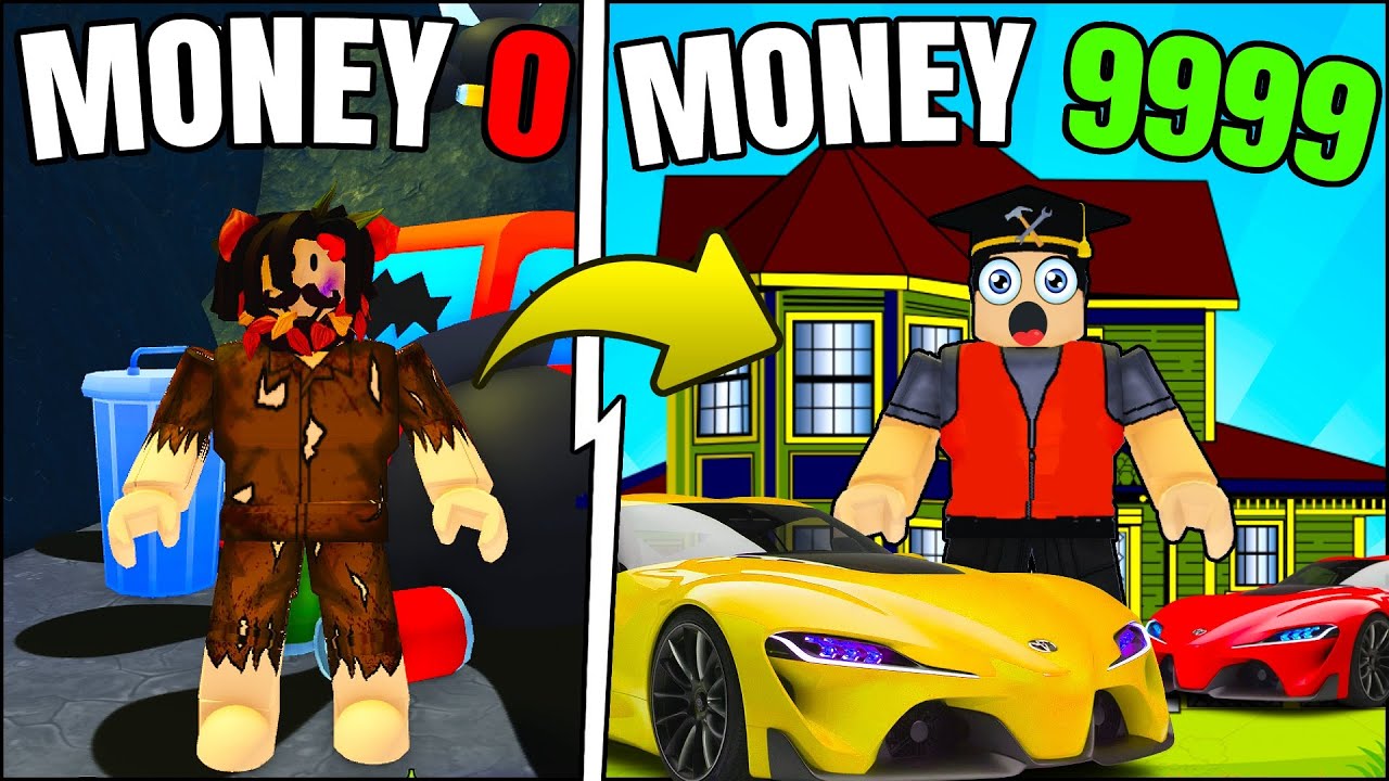 I Was Born POOR but I Became RICHER Than ELON MUSK in ROBLOX Rich Man ...