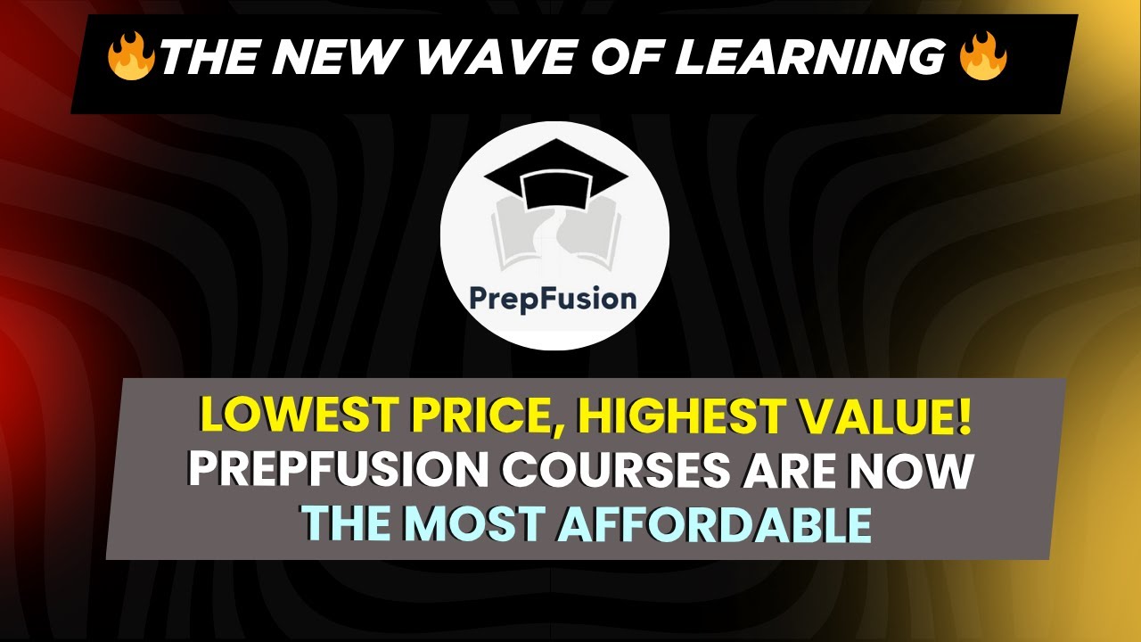 🔥BEST CONTENT, BEST PRICE || PrepFusion - YouTube