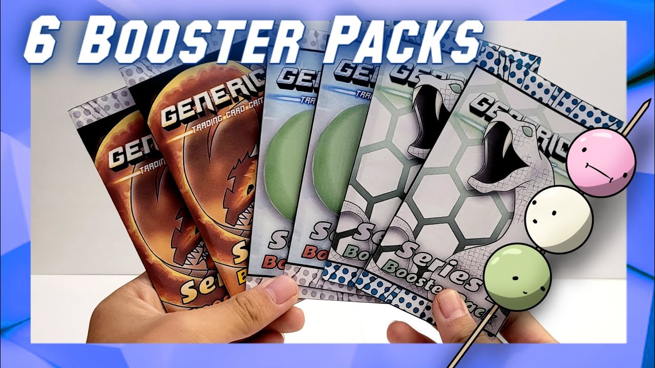 6 BOOSTER PACKS! | Generics TCG Series 1 Booster Pack Opening - YouTube