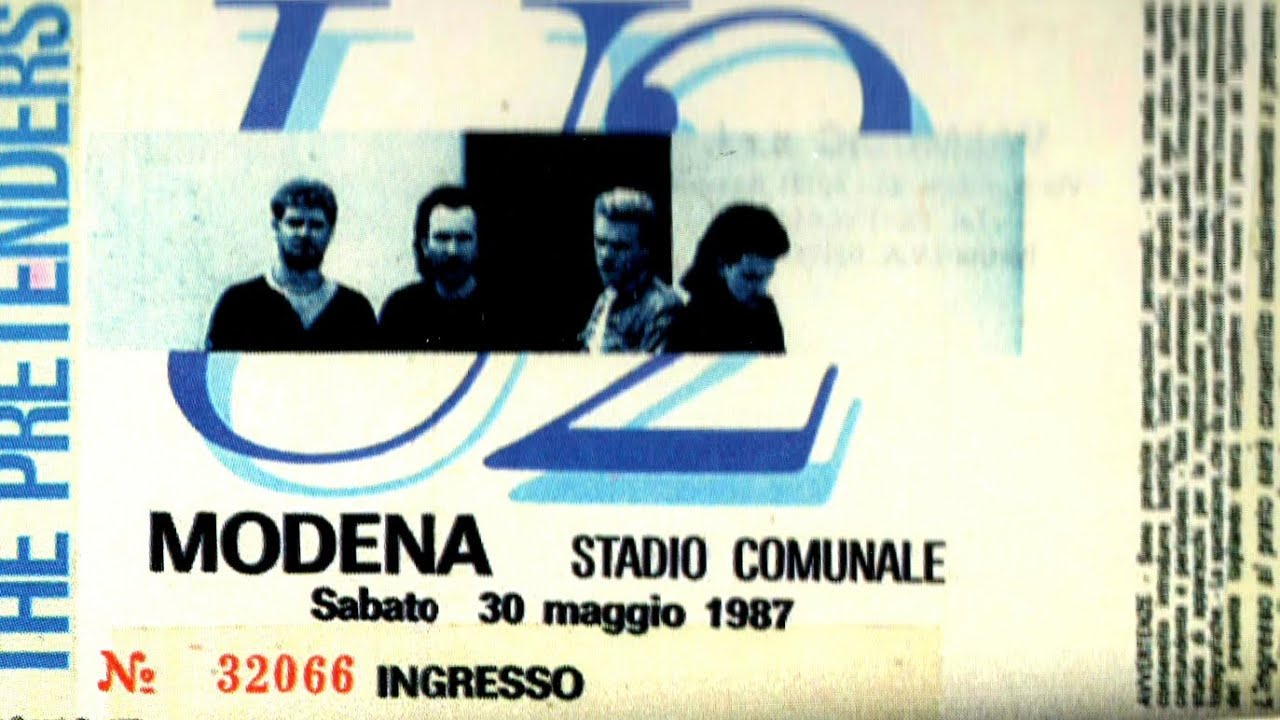 U2 - Stadio Comunale Braglia, Modena, Italy, 30 may 1987 LIVE - YouTube
