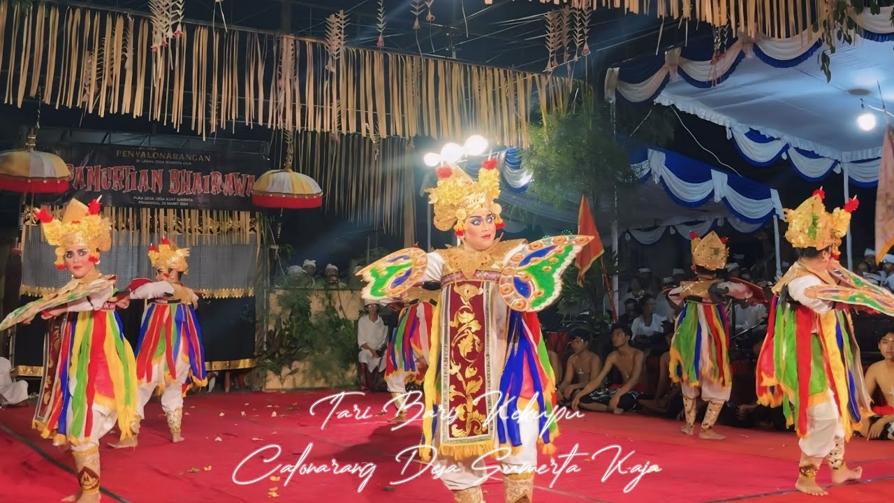 Tari Baris Kekupu, Calonarang Pura Desa Sumerta Kaja - YouTube