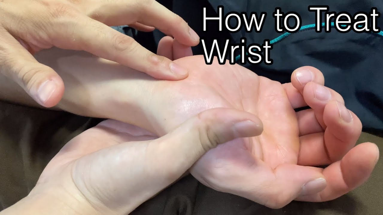 How to do myofascial release for wrist and hand - YouTube