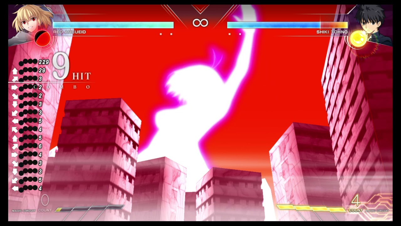 Red Arcueid Last Arc setup in the corner [Melty Blood: Type Lumina ...