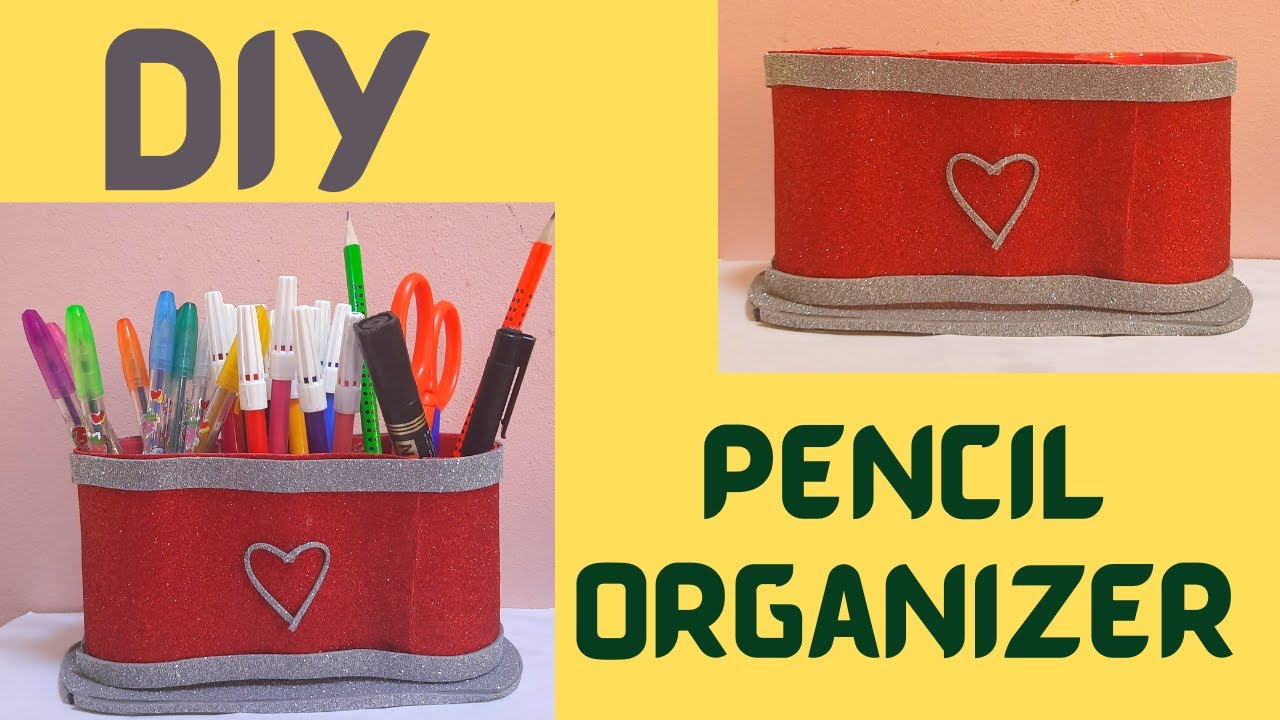 diy storage box for stationary| diy desk organizer /How To Recycle ...