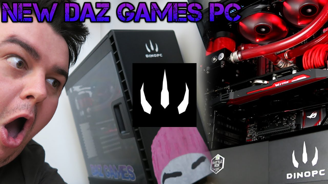 New Custom Daz Games Dino PC! - YouTube