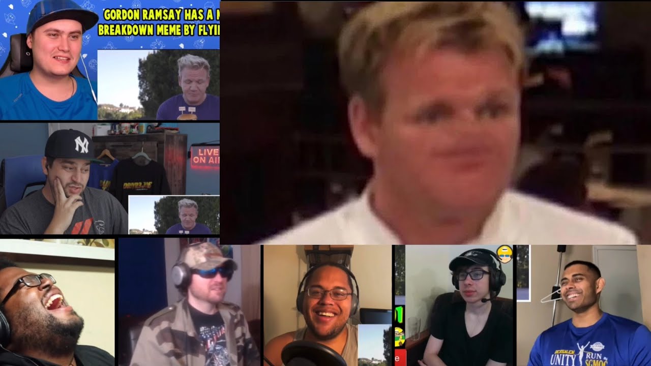 Gordon Ramsay has a mental breakdown Reactions Mashup - YouTube