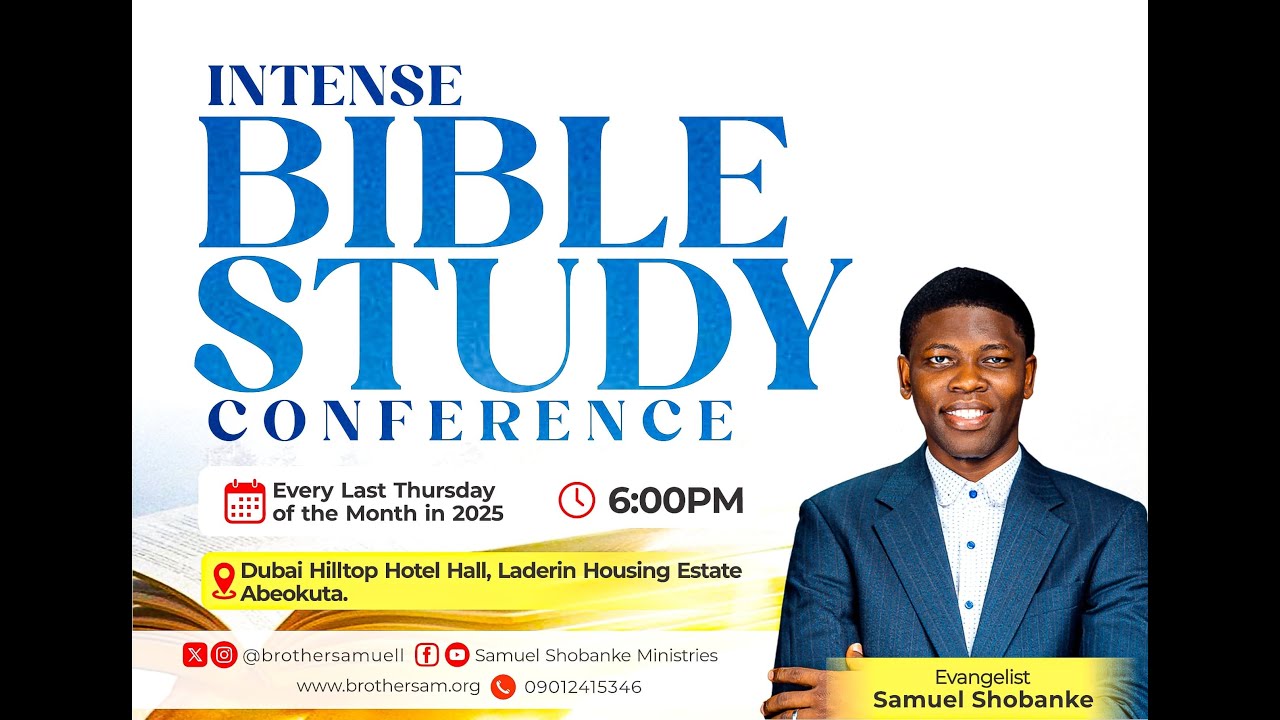 INTENSE BIBLE STUDY - YouTube