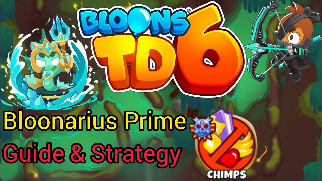 Bloons TD6 - Bloonarius Prime CHIMPS Guide & Strategy - YouTube