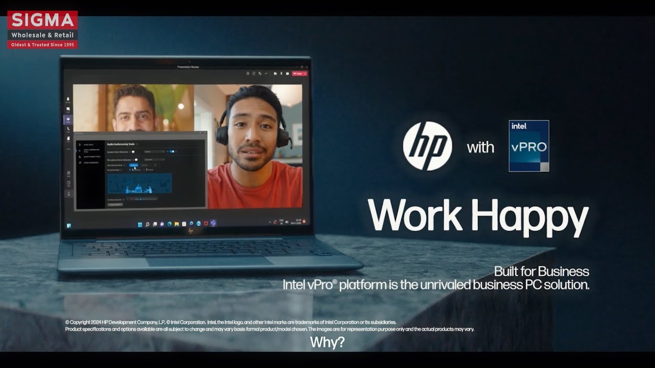 HP - Work without interruptions | Built-in AI Noise Cancellation | Work ...