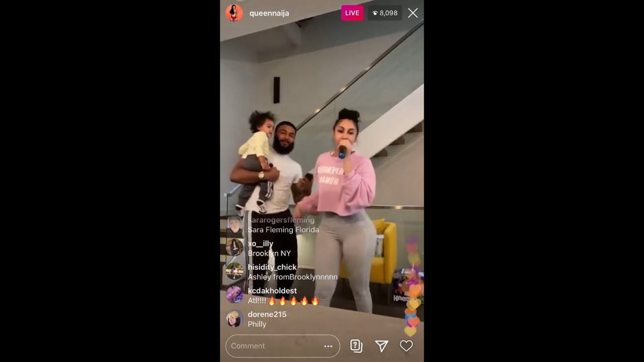 Queen Naija IG Live (3/31/20) Singing Beautiful 😻 - YouTube