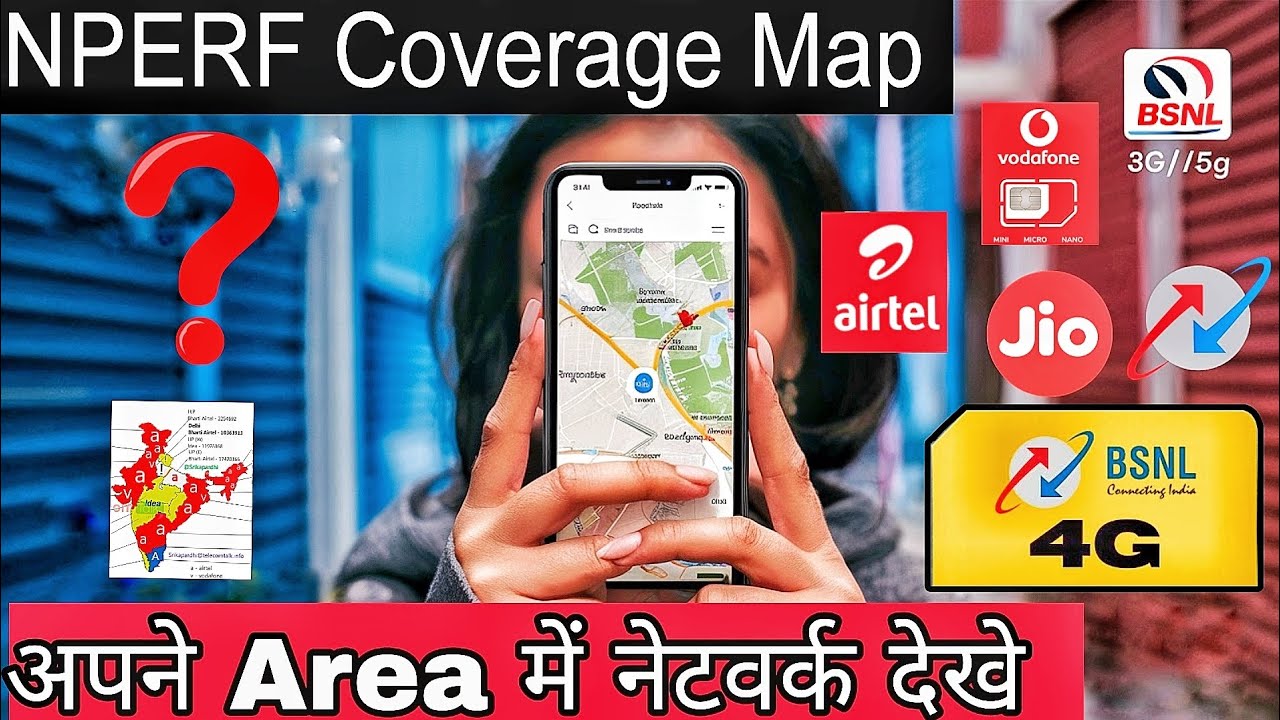 NPERF COVERAGE MAP | BSNL Coverage Map | Network coverage Map | earning ...