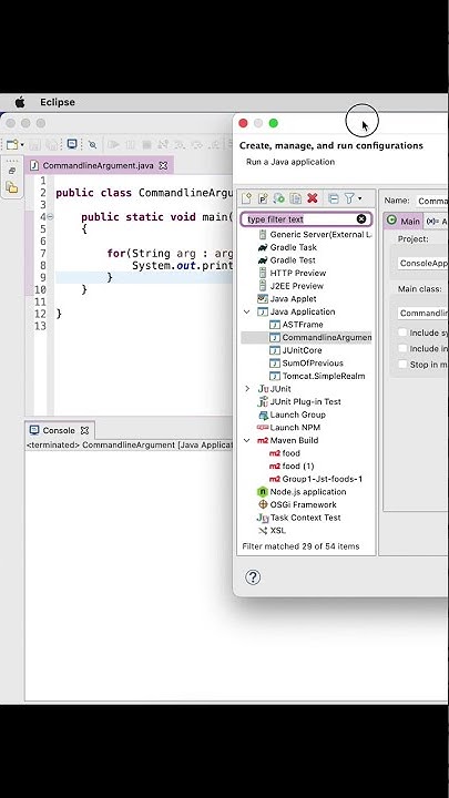 Do you Know? How Command Line Arguments in Java Using Eclipse IDE? - YouTube