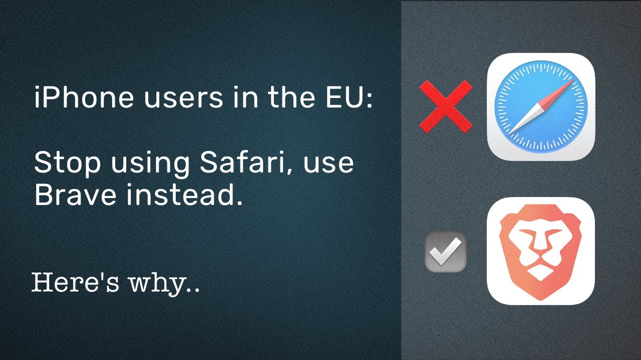iPhone users in the EU: This is why you should stop using Safari, and ...