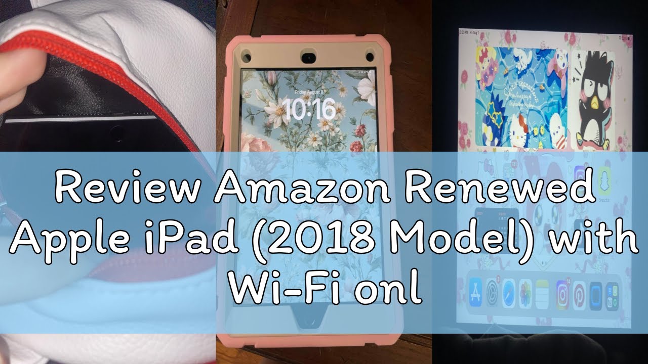 Review Amazon Renewed Apple iPad (2018 Model) with Wi-Fi only 32GB ...