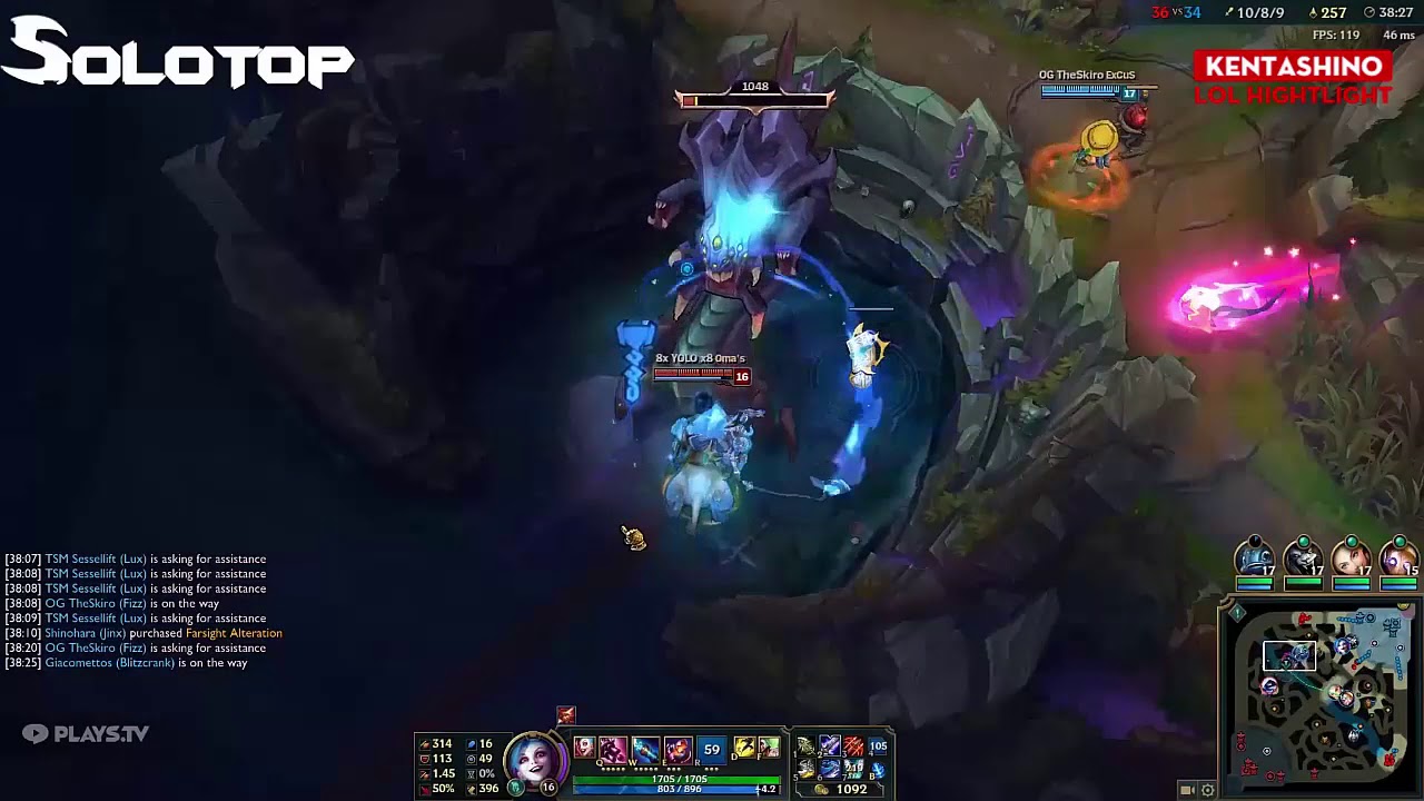 Những pha không tưởng trong LOL - Jinx Ulti bách phát bách trúng như ...