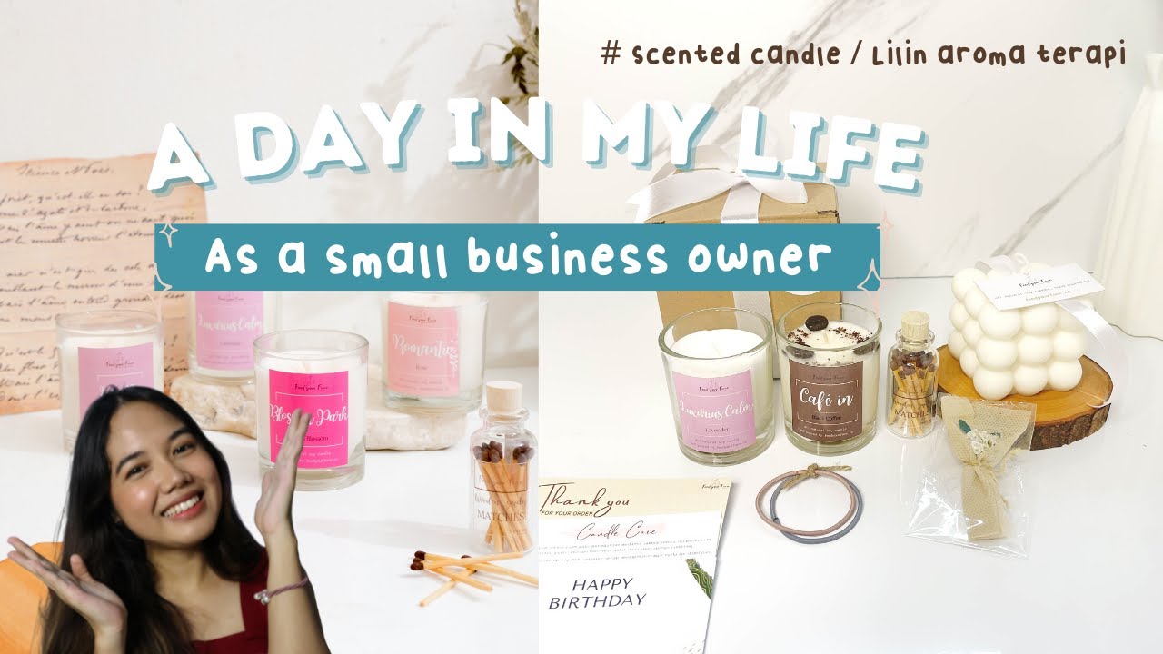 A day in my life as a small business owner scented candle feedyourface ...