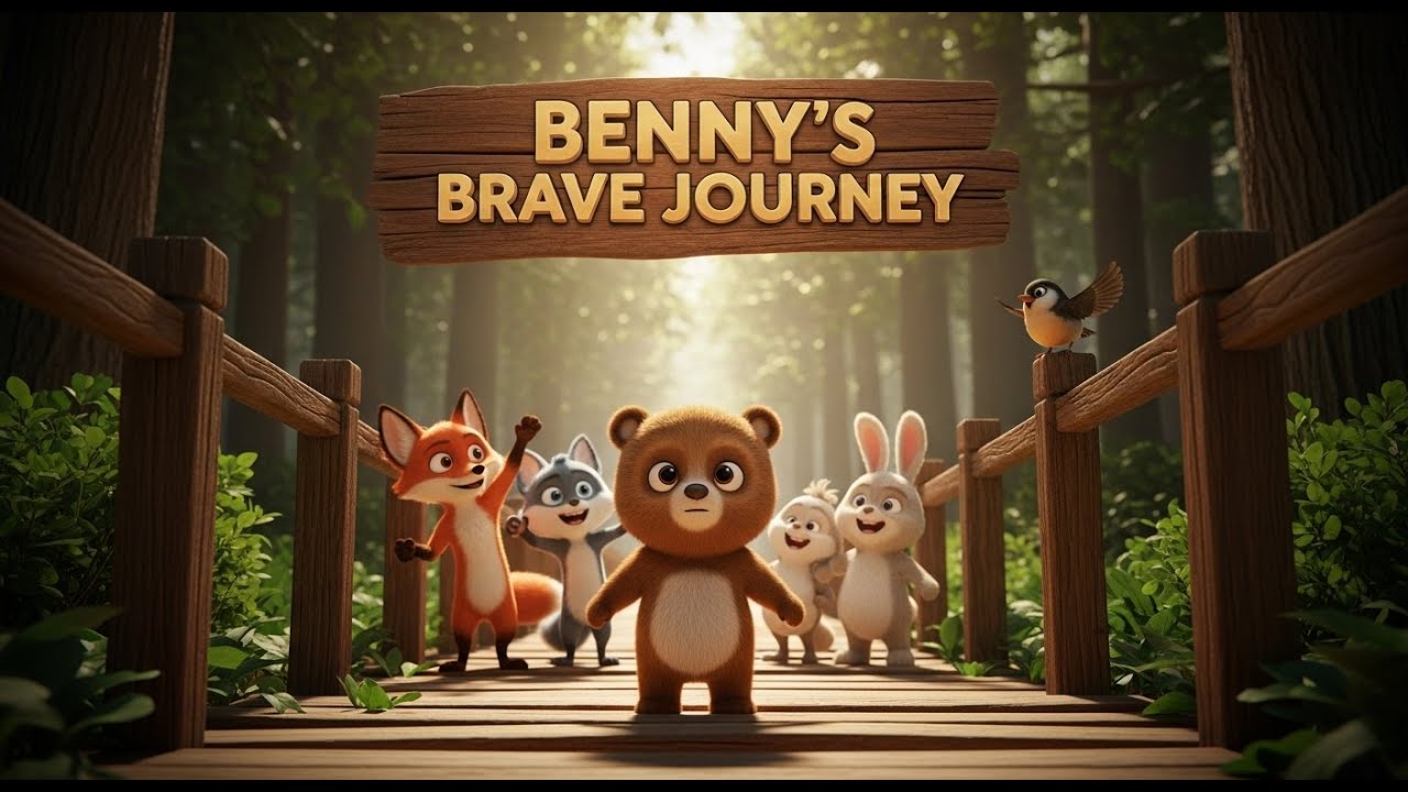 Benny's Brave Journey Across the Bridge | A Courage & Confidence Story ...