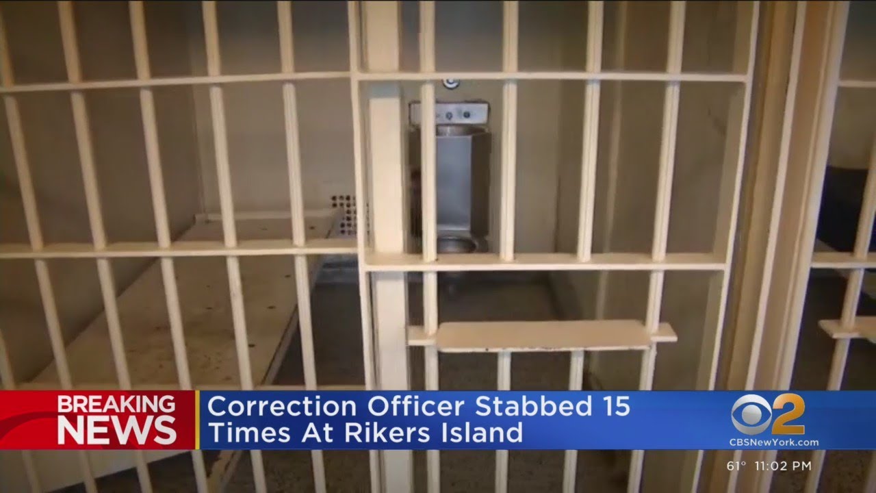 Department of Correction officer stabbed 15 times by inmate on Rikers ...