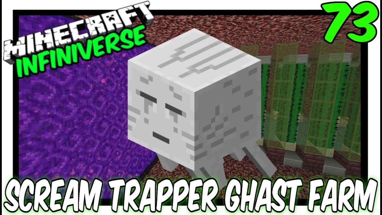 "Scream Trapper Ghast Farm" [73] Minecraft Bedrock Infiniverse - YouTube