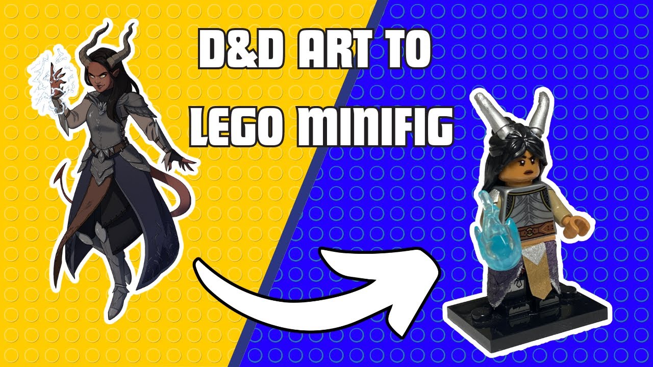 Building the Oxventure Guild as LEGO D&D Miniatures - YouTube