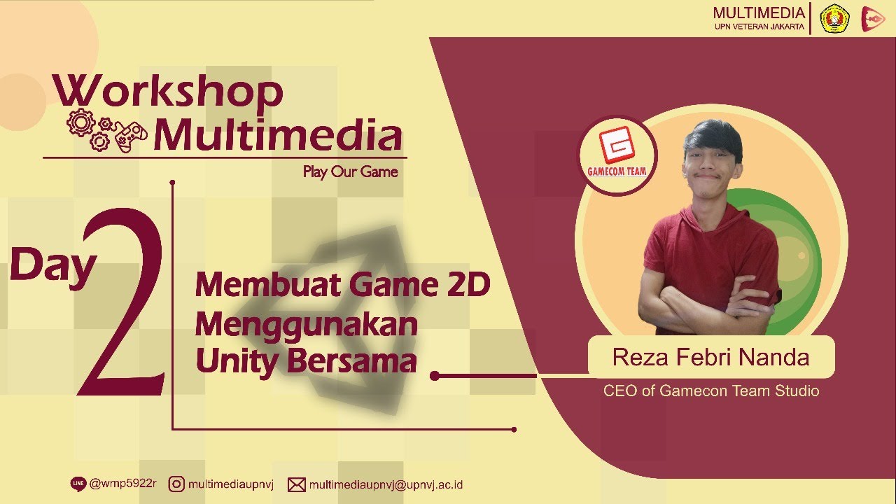 Workshop Multimedia || Membuat Game 2D Menggunakan Unity - Day 2 - YouTube