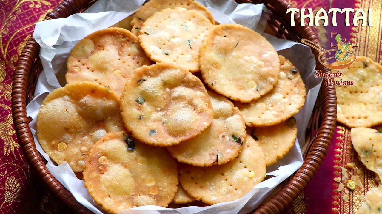 Thattai recipe | How to make thattai - YouTube