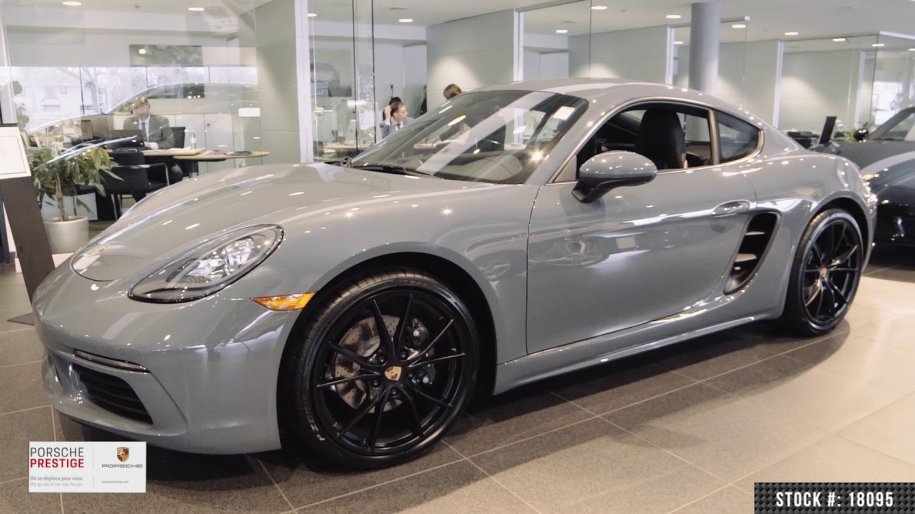 2018 Porsche 718 Cayman PDK Graphite Blue on Black - YouTube