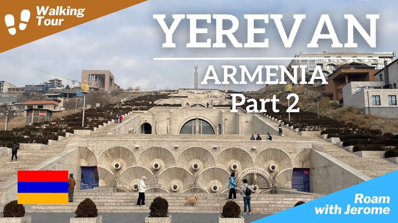 YEREVAN WALKING TOUR [4K] | YEREVAN, ARMENIA 🇦🇲 | AUTUMN in YEREVAN ...