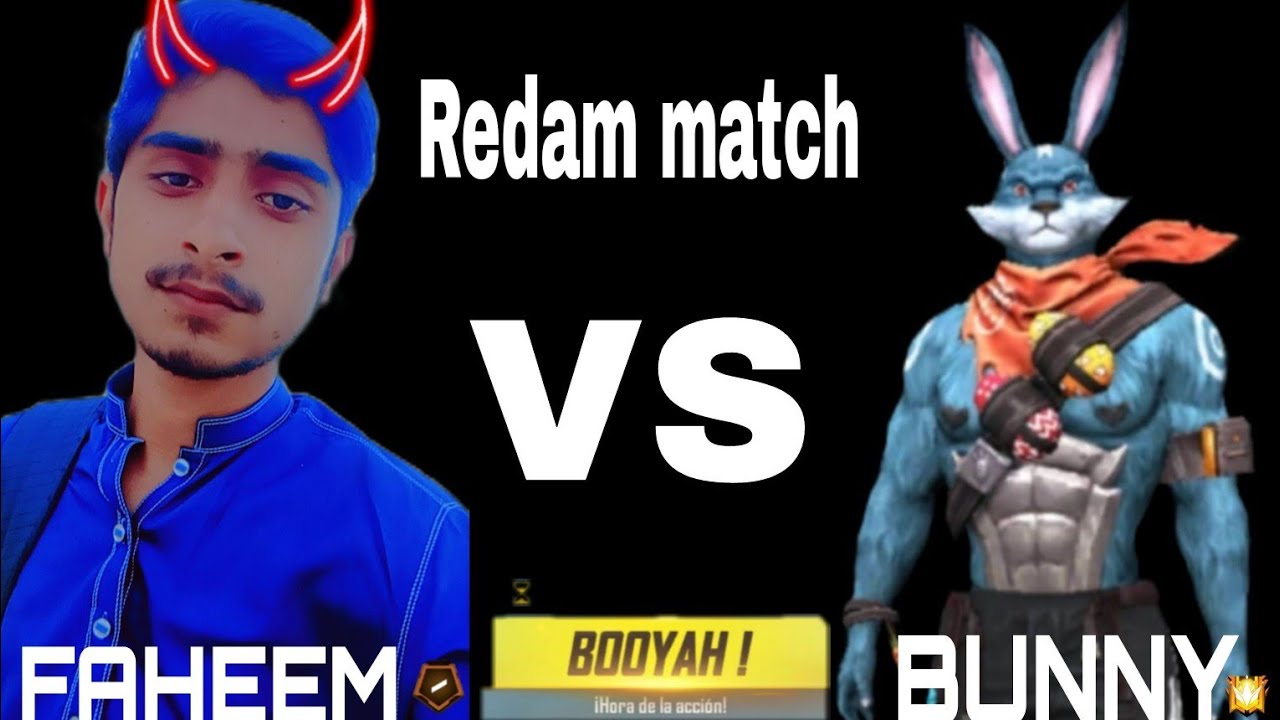 Redam Match Legend Faheem vs Bunny Hero 😁 Enjoy guys 😉 - YouTube