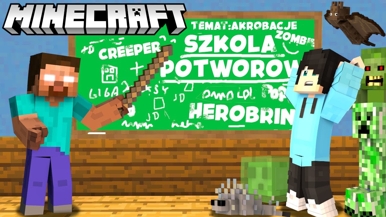 POSZEDŁEM DO SZKOŁY TYLKO DLA POTWORÓW! *zamienili mnie w potwora ...