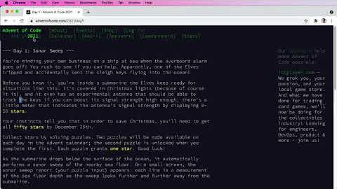 Advent of Code 2021 with SQL - YouTube