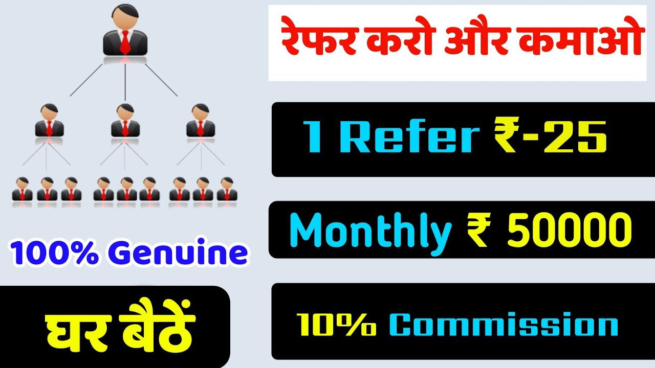 Earn Daily ₹-500 | Best Refer earning app 2021 | Best network marketing ...