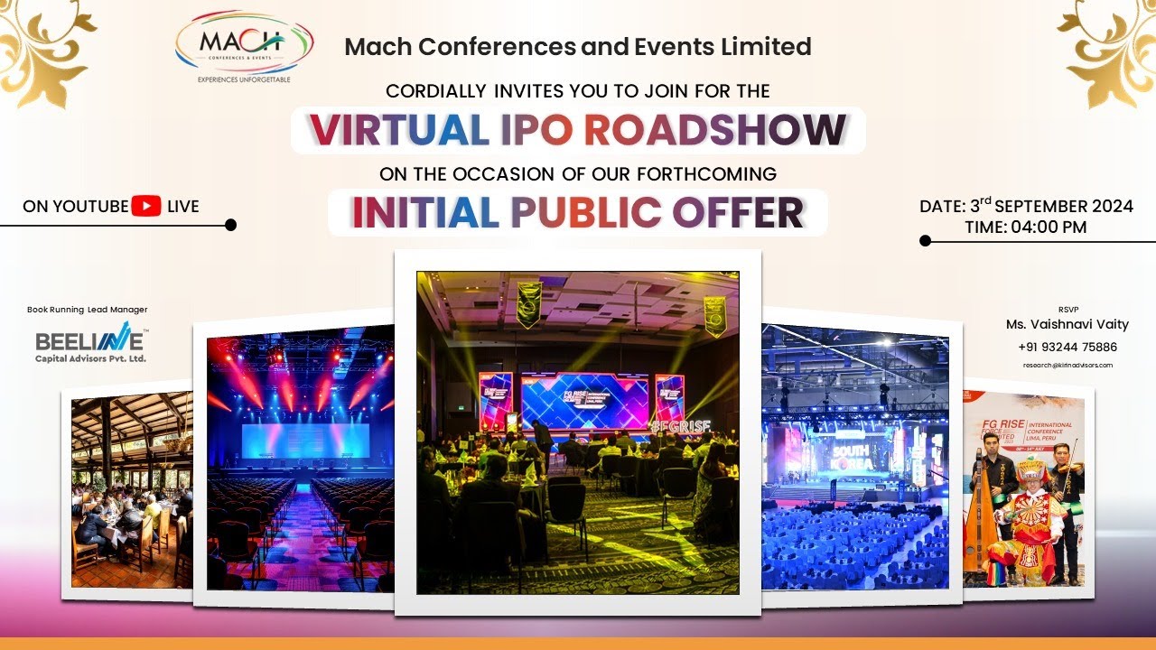 IPO Meet - Mach Conferences and Events Limited - YouTube