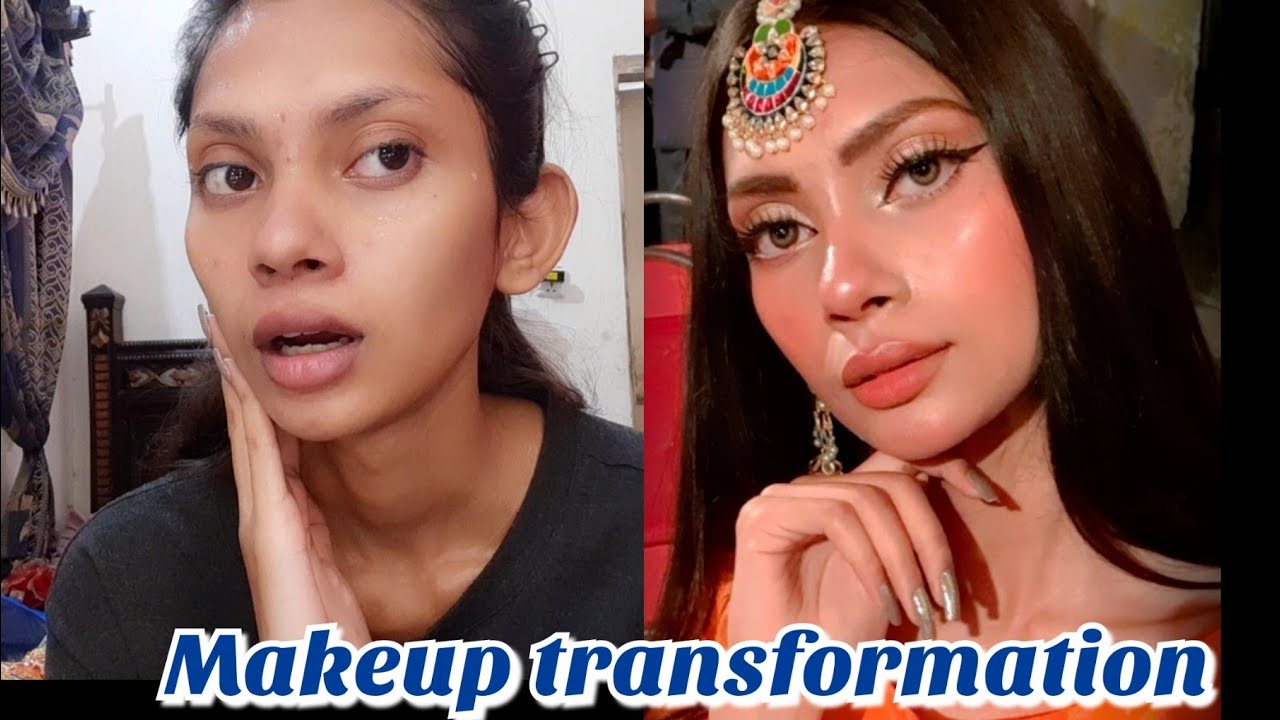 My first makeup transformation vlog || Vlog#35 || #makeup # ...