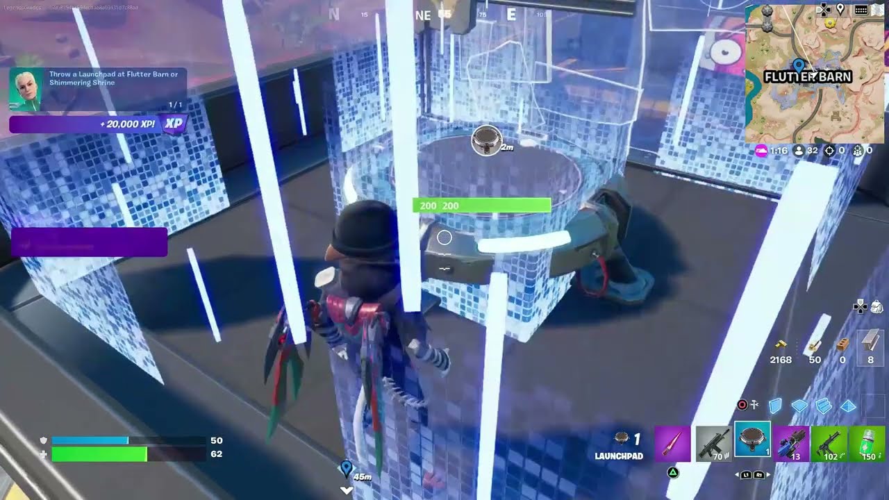 Throw a Launchpad at Flutter Barn or Shimmering Shrine locations ...