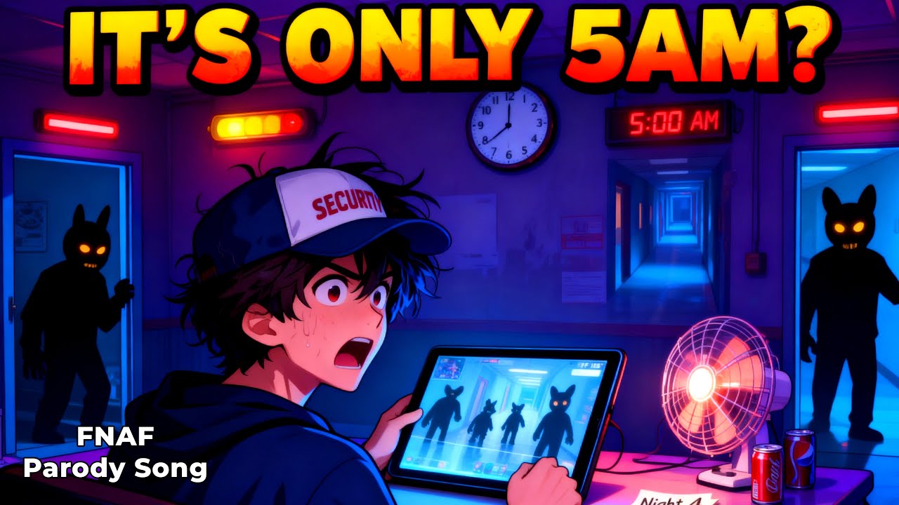 It’s Only 5AM?! (FNAF Parody Song) [Official Audio] - YouTube