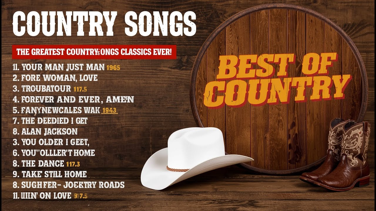 Greatest Classic Country Songs Ever 🎵 Best Old Slow Country Music ...