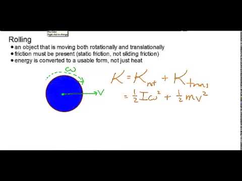 Rotational Kinetic Energy & Rolling - YouTube