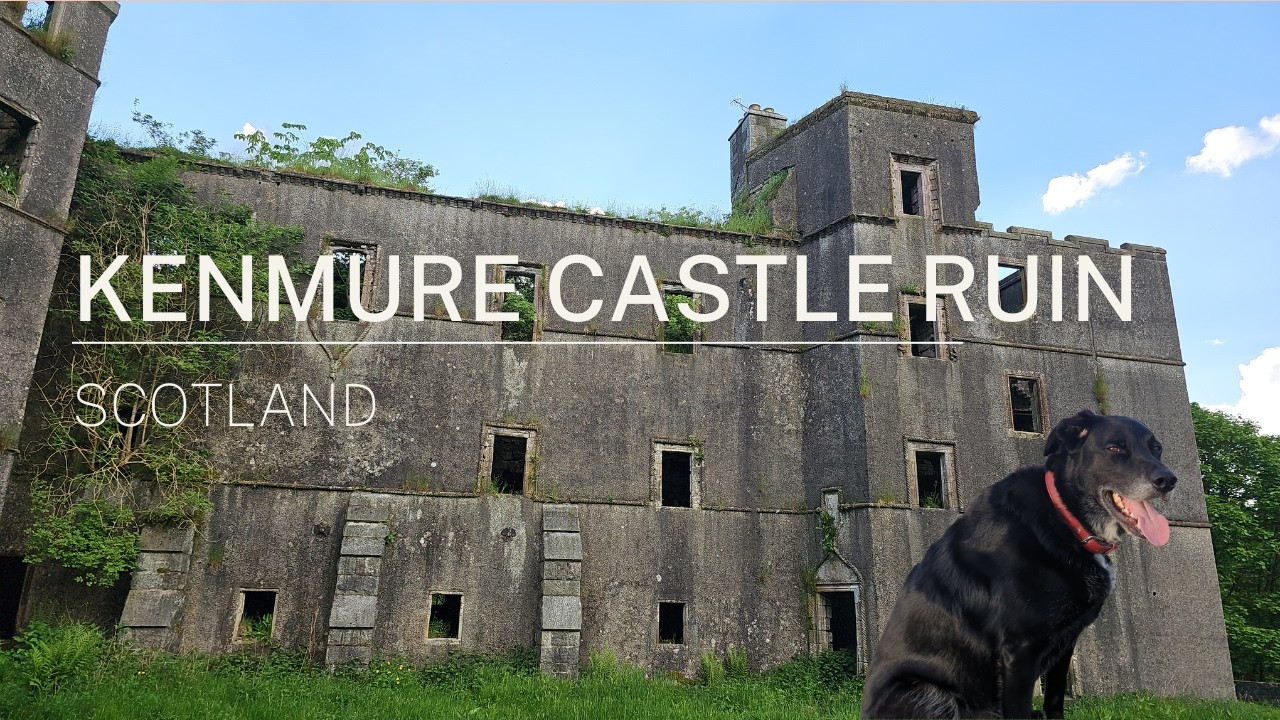 Kenmure Castle ruins in Galloway, Scotland - YouTube