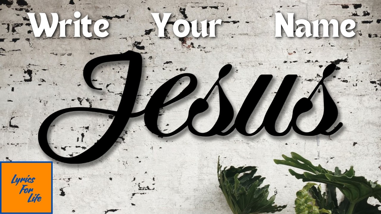 Write Your Name - Original Song Lyric - YouTube