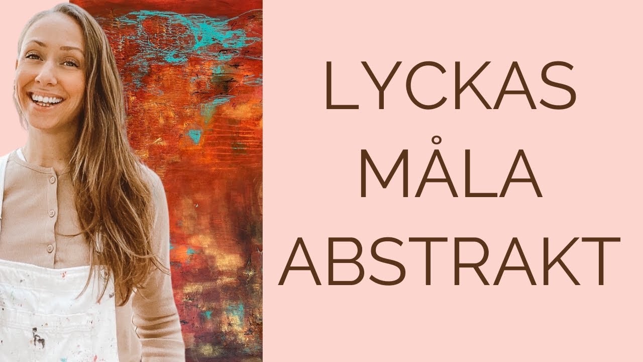 Enkel abstrakt målning för nybörjare - YouTube