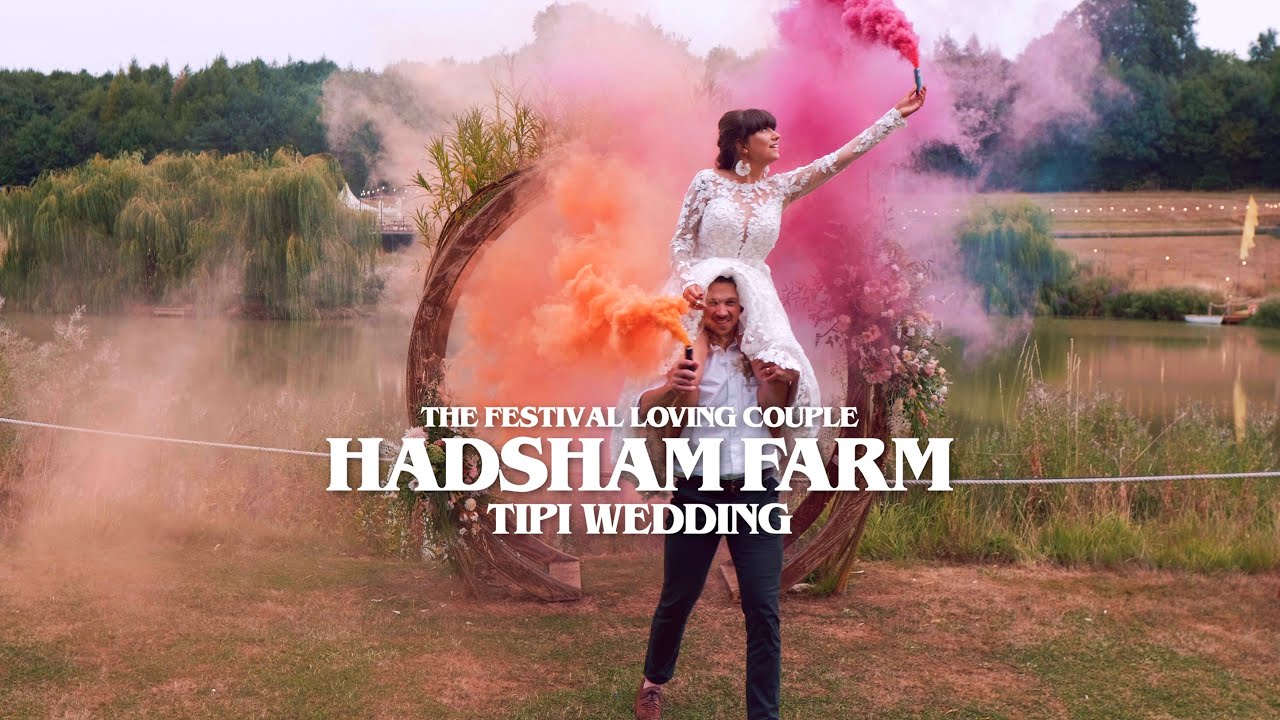 The Festival Loving Couple| Hadsham Farm Tipi Wedding | Corrin & James ...