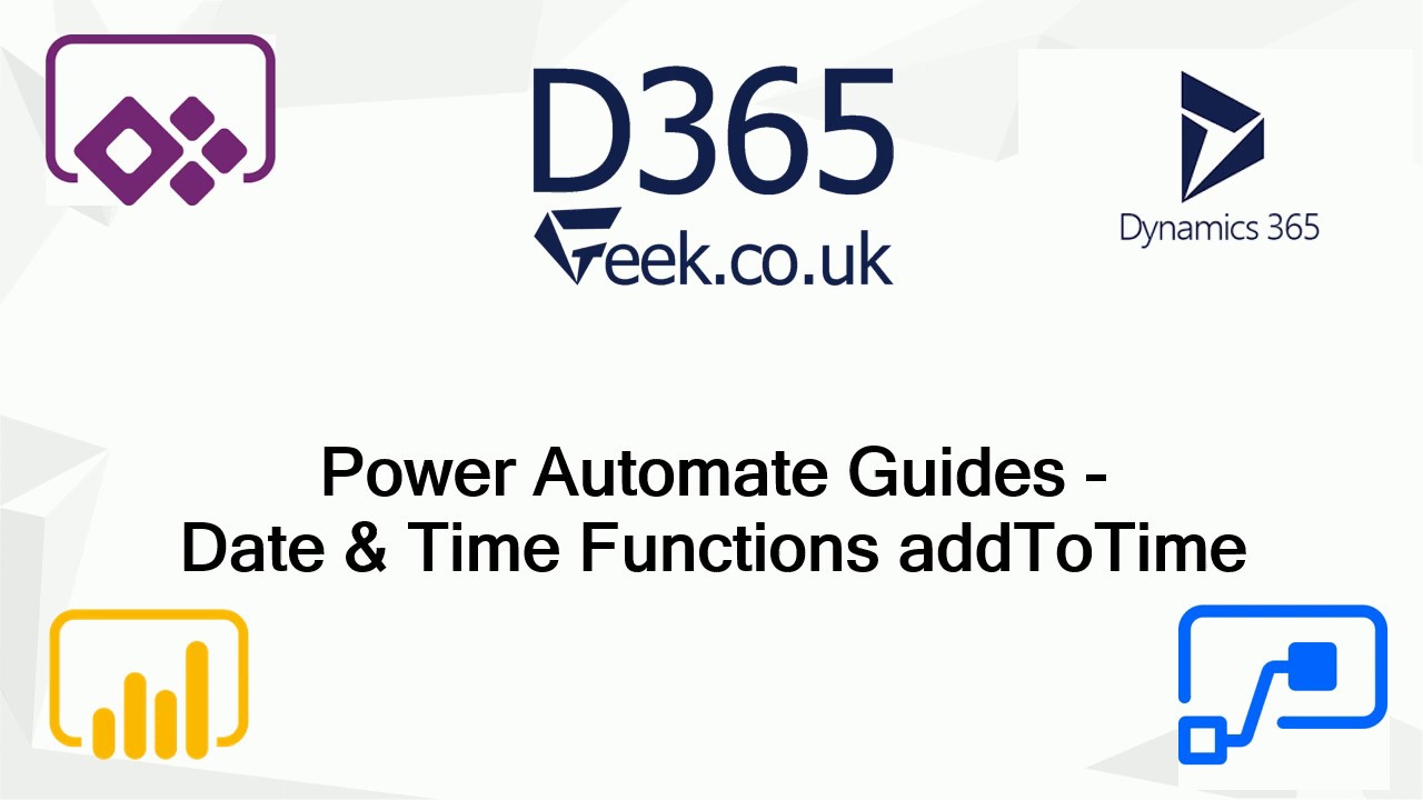 Power Automate Expressions How To AddToTime YouTube Power Automate Expressions How To AddToTime YouTube