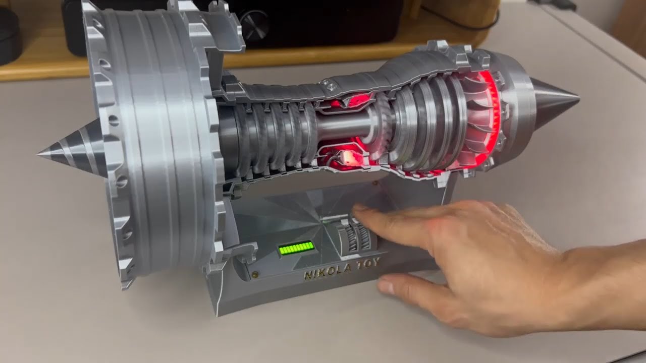 Vortex Fan Engine Model #toys #model - YouTube