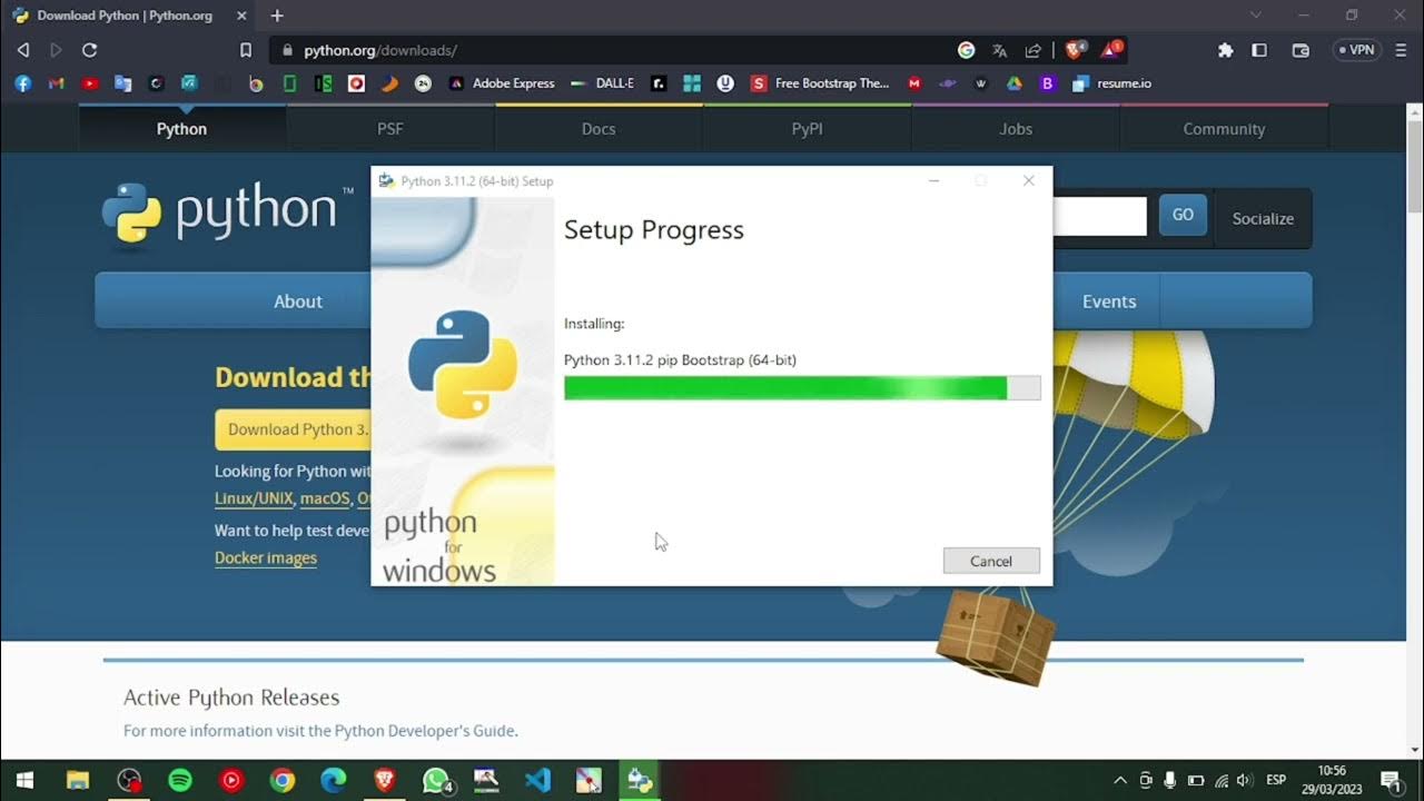 Descargar e instalar última versión de Python en Windows 2023 - YouTube