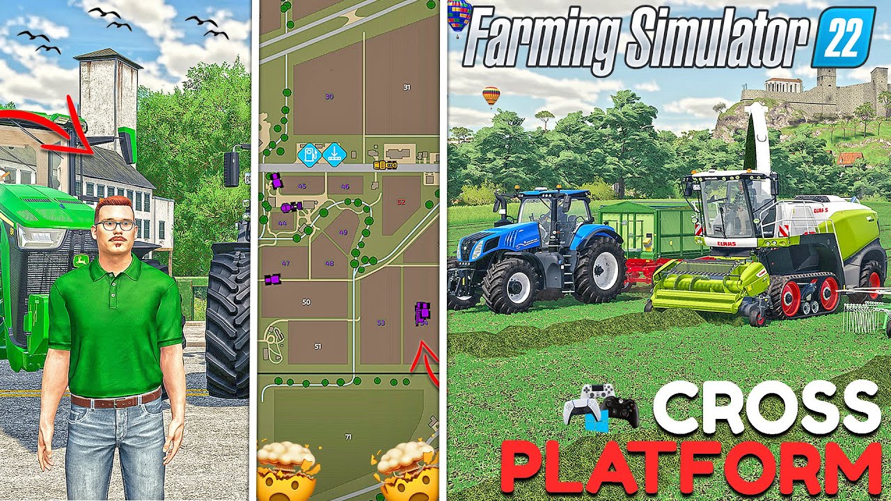 LE CROSS-PLATEFORME SUR FARMING SIMULATOR 22 ! Fonctionnement, MODS ...