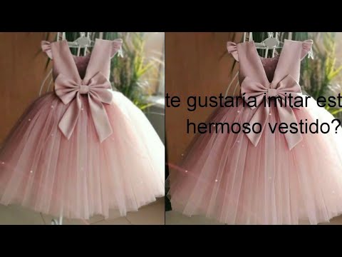 COMO HACER VESTIDO DE FIESTA PARA NIÑA/ PASO A PASO/COSTURA
