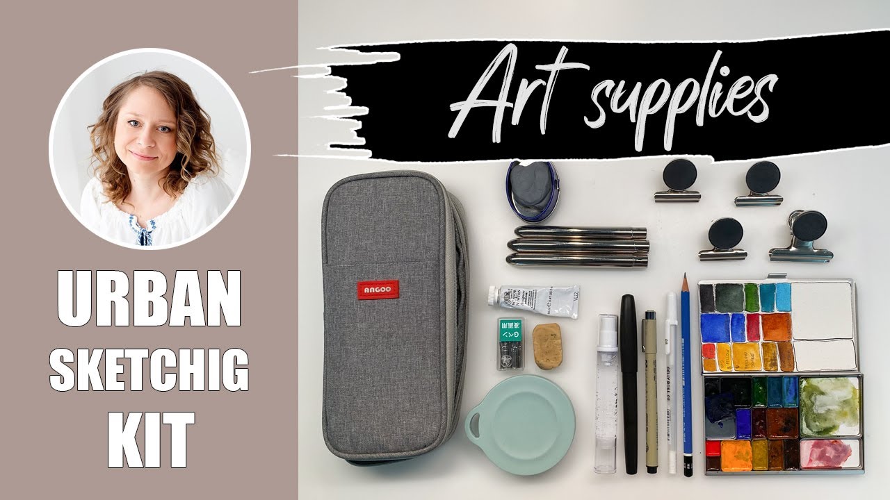 Minimalist Urban Sketching Kit – What’s in My Backpack - YouTube
